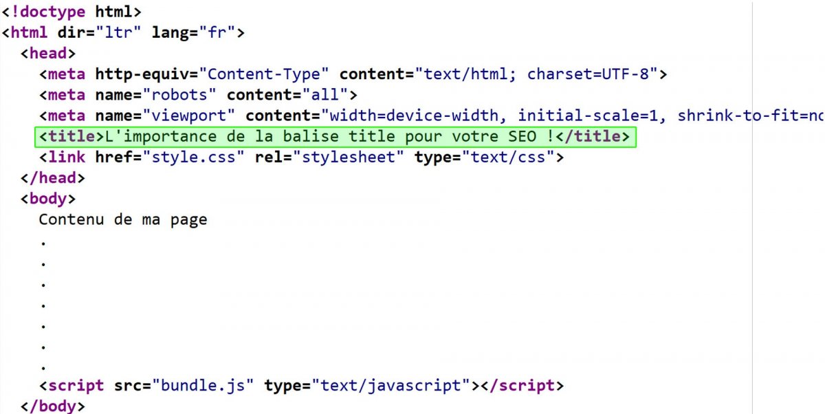 Qu'est-ce qu'une balise title et comment l'optimiser